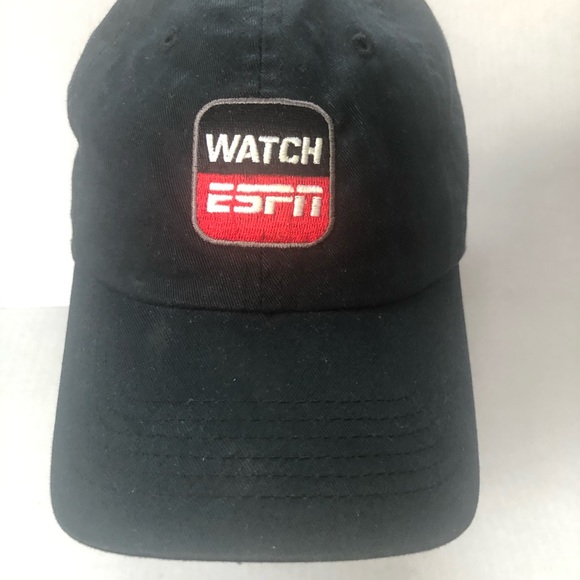 Accessories | Black Baseball Cap Espn Hat | Poshmark
